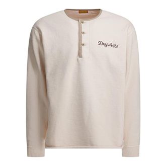 Human Made Henley Neck Sweatshirt - - Tops - Herren - Wei&szlig; - L