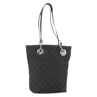 Gucci Pre-owned Vintage GG Canvas Tote Bag - - Pre-owned - Damen - Schwarzk - ONE SIZE