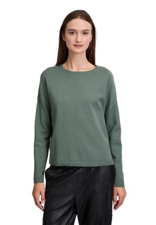Cartoon Damen Strickpullover mit Rundhalsausschnitt 38, Khaki/Green