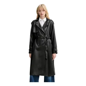 Guess Femme, Manteaux, Noir, Taille: 46 FR Bianka Trench
