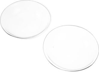 Cabilock 2 Stück Ölwärmer Tablett Wachswärmer Glasschale Ersatz Duftwärmerplatten Kerzenhalterplatte Ersatz Ölwärmerschale Glaswachsschmelzwärmer Wachsdiffusor