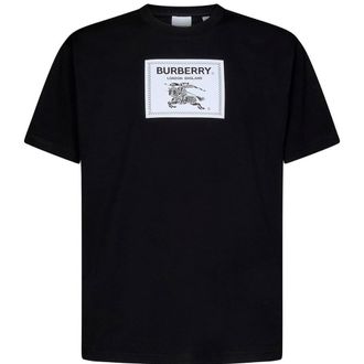 Burberry Box Logo Schwarzes T-Shirt