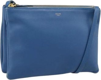 Celine Sac bandouli&egrave;re vintage doccasion - Femme - Pre-owned - Bleu - Taille: ONE Size