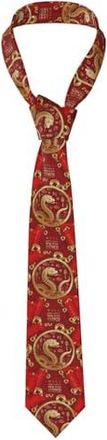 Generic Cravate de mariage, Ann&eacute;e du Serpent 2026 Bonne ann&eacute;e chinoise 2026, officielle Cravate Homme, Moderne Cravates en soie pour Homme, Travail, Mariage
