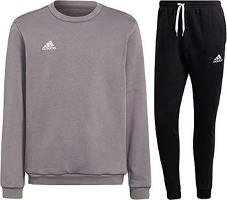 adidas Surv&ecirc;tement de football Entrada 22 - Sweat &agrave; capuche - Pantalon de jogging pour enfant - Gris - Taille 128
