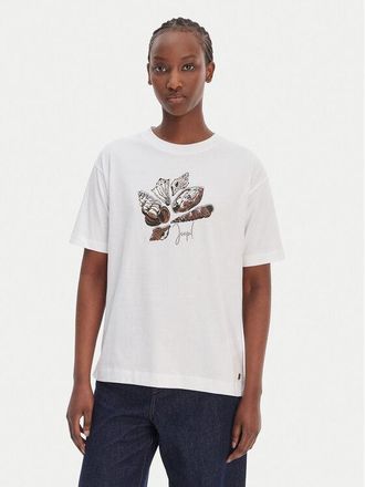 Joop T-Shirt Tristiane 30102427 Wei&szlig; Regular Fit