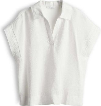 OPUS Kurzarmshirt mit leichter Front R&uuml;ckenfalte f&uuml;r lockeren Fall