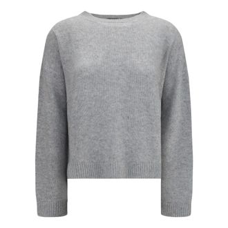 Fabiana Filippi Kaschmir Pullover mit Rundhalsausschnitt - - Knitwear - Damen - Grau - XS