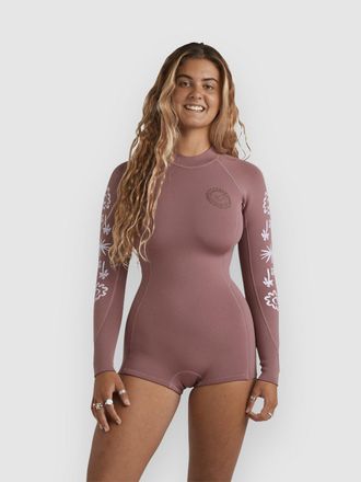 Billabong Spring Fever Natural Spring Combinaison surf rouge