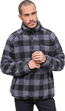 Brandit Teddyfleece Troyer, color: black/grey, size: XL