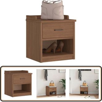 vidaXL Flurbank sandnes 45x40x50 cm Massivholz Kiefer - Vidaxl