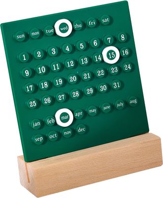 CHICIRIS H&ouml;lzerner Kinderkalender, Entwicklungsorientierter, Handbetriebener DIY-Planer f&uuml;r den Heimgebrauch, Ideal f&uuml;r Im Vorschul- und Heimschulalter, ABS, H