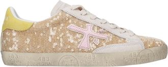 Premiata Femme, Chaussures, Beige, Taille: 41 EU Stevend Baskets