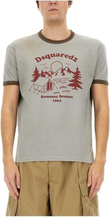 Dsquared2 Homme, Tops, Gris, Taille: S Cool Fit Tee