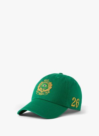 Polo Ralph Lauren Casquette &agrave; logo brod&eacute; en coton