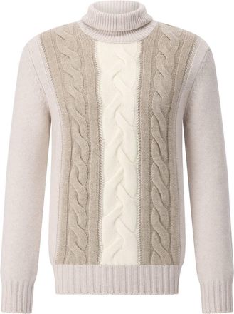 Gran Sasso Pullover mit Zopfstrick