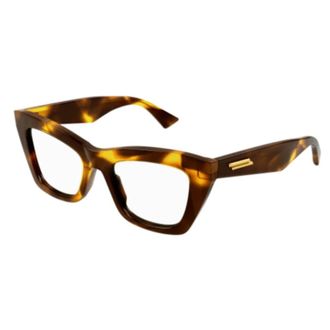 Bottega Veneta unisex, Accessoires, Brun, Taille: 50 MM Cat Eye Eyeglasses