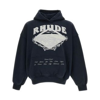 Rhude Herren, Sweatshirts & Hoodies, Schwarzk, LGr&ouml;&szlig;e