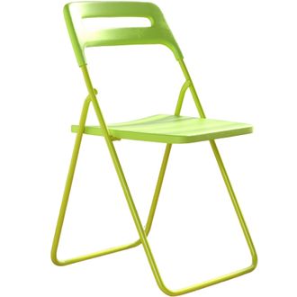 Generic Hocker Klappbar 1.6mm Dickes Stahlrohr Kunststoffmaterial Aus Polypropylen Plastikstuhl Bis 150 Kg Belastbar Regiestuhl f&uuml;r K&uuml;che, Esszimmer, Innen- u