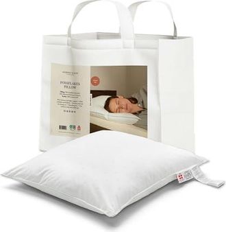 Fossflakes Nordic Sleep - Oreiller De Lit pour Dormeurs Lateraux | Grand Coussin Avec Rembourrage Confortable | Oreiller Cervical Ergonomique Pour Soutenir et So