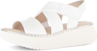 Gabor Damen Riemchensandalen, Frauen Sandalen,Sommersandalen,flach,Sommerschuhe,Freizeitschuhe,offene Schuhe,Strandschuhe,Latte,39 EU / 6 UK