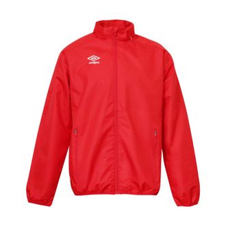 Umbro Homme, Vestes, Rouge, Taille: XL Veste de pluie Teamwear Composition en polyester