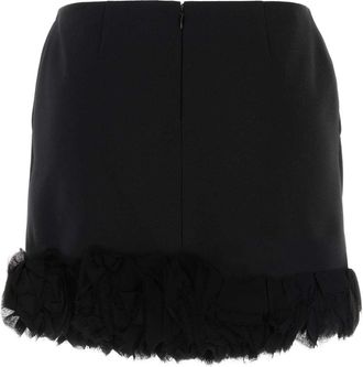 Blumarine Corta Mini Skirt - Black