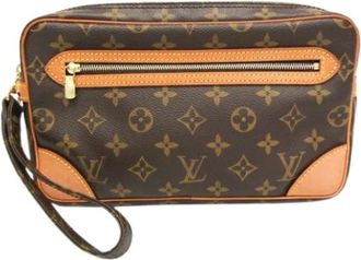 Louis Vuitton unisex, Pre-owned, Brun, Taille: ONE Size Pochette en toile enduite Pre-owned