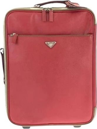 Prada unisex, Pre-owned, Rouge, Taille: ONE Size Pre-owned Cuir sacs-prada