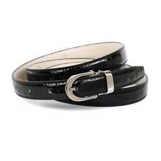 Anthoni Crown Damen Lederg&uuml;rtel G&uuml;rtel, Schwarz, 75