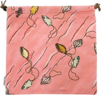 Loewe Pre-owned Pochette en Coton - Femme - Pre-owned - Rose - Taille: ONE Size