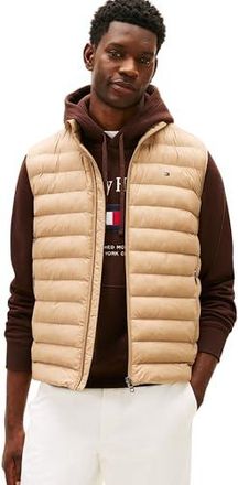 Tommy Hilfiger Packable Recycled Vest Mw0Mw18762 Gilet, Beige (Coastal Taupe), XXL Homme