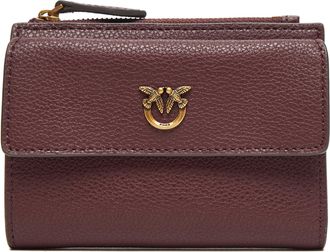 Pinko Geldbörse PINKO Compact Wallet AI 25-26 PCPL 103612 A29Q Dunkelrot