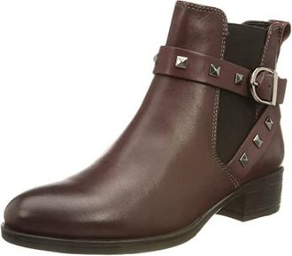 Marc Marc Shoes Femme Camille Botte Tendance, Leather Dark Bordo, 41 EU