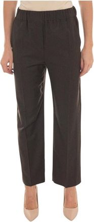 Max Mara Pantalon en flanelle Wkdhateley - Femme - Pantalons - Brun - Taille: 38 FR