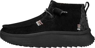 HeyDude Hey Dude COMOD BUTIN ARGENTFORMA FEMME WENDY PEAK HI SUEDE NOIR talla 39