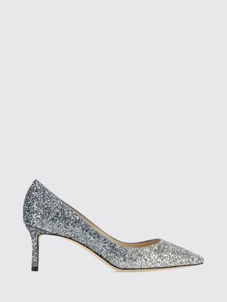 Jimmy Choo London Escarpins Romy en tissu paillet&eacute; brod&eacute; avec talon moyen
