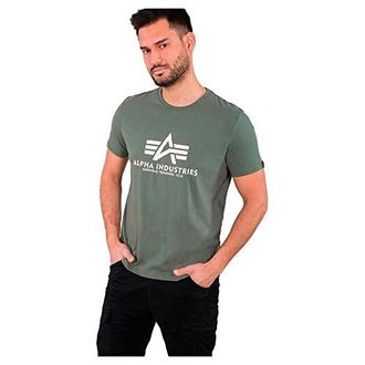Alpha Industries Alpha Industries Alpha Indutries Basic Shirt pour Homme, Vert