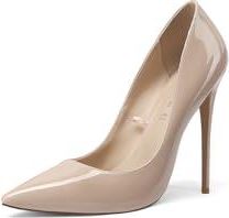 Queen Helena K4547 Escarpins &agrave; talons aiguilles pour femme, beige, 38 EU