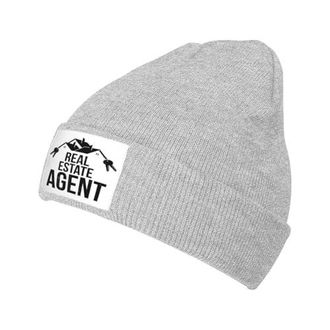 Generic Agent Immobilier, Courtier Immobilier Unisex Bonnet De Trawler &Eacute;lastique Bonnets Hiver Souple Watch Cap pour Randonn&eacute;e Cyclisme Casque Moto