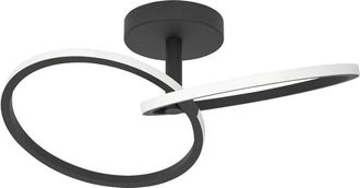 Eglo Eglo LED Deckenleuchte Congiunti schwarz 47 x 28 cm warmweiß-kaltweiß