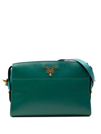 Prada sac &agrave; bandouli&egrave;re Vernice Esplanade (2013-2025) - Bleu