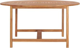 tidyard Gartentisch Terrassentisch Gartenm&ouml;bel Esstisch Garten Tisch Balkontisch Outdoor Teakh&ouml;lz 150cm