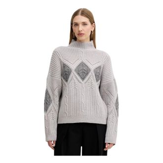 Twinset Cratere Rollkragenpullover - - Knitwear - Damen - Grau - XS