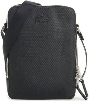 Lacoste Sac &agrave; bandouli&egrave;re en cuir