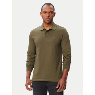 HUGO BOSS Poloshirt Passerby 50507704 Khakifarben Slim Fit