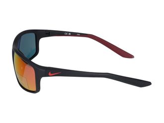 Nike Unisex Sunglasses Nike Adrenaline 22 M Dv2155 010 Matte Black-Red Mirror 64-15-130 Injected
