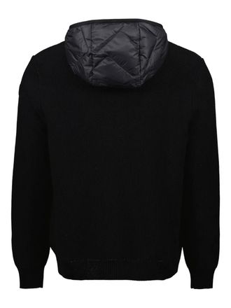 Moncler veste matelassée à capuche - Noir