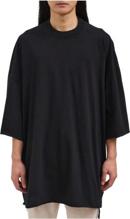 Rick Owens Homme, Tops, Noir, Taille: ONE Size Tommy T-Shirt