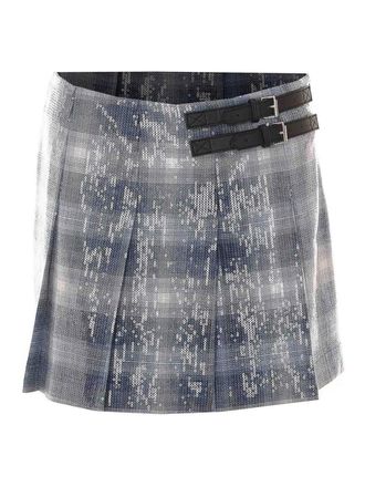 Mulberry Jupe Midi - Bleu